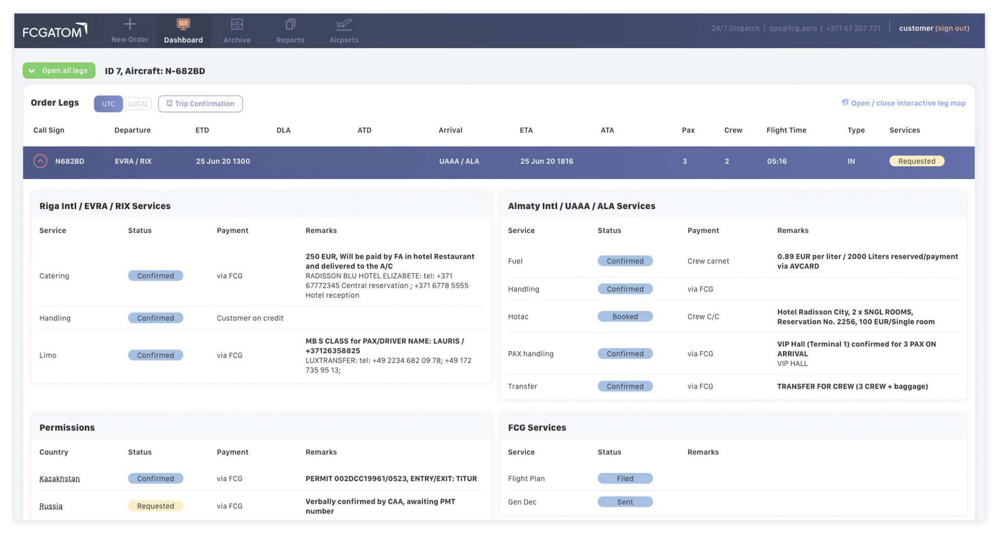 FCG integrates inhouse flight scheduling system ATOM with Leon Software ...